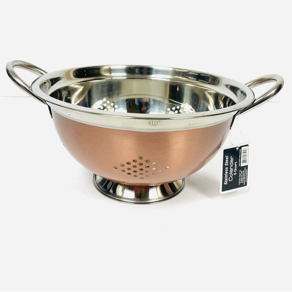 Kitchen | 5 Quart High Grade Stainless Steel Colander | Poshmark
